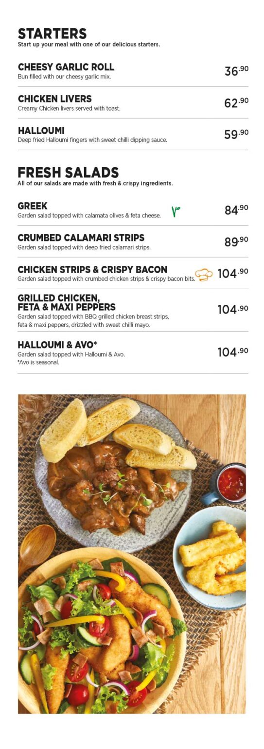 All Day Breakfast Menu - Maxi's Food South Africa