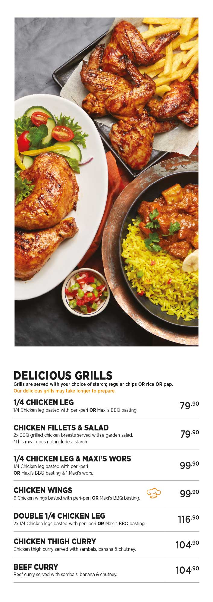 All Day Breakfast Menu - Maxi's Food South Africa