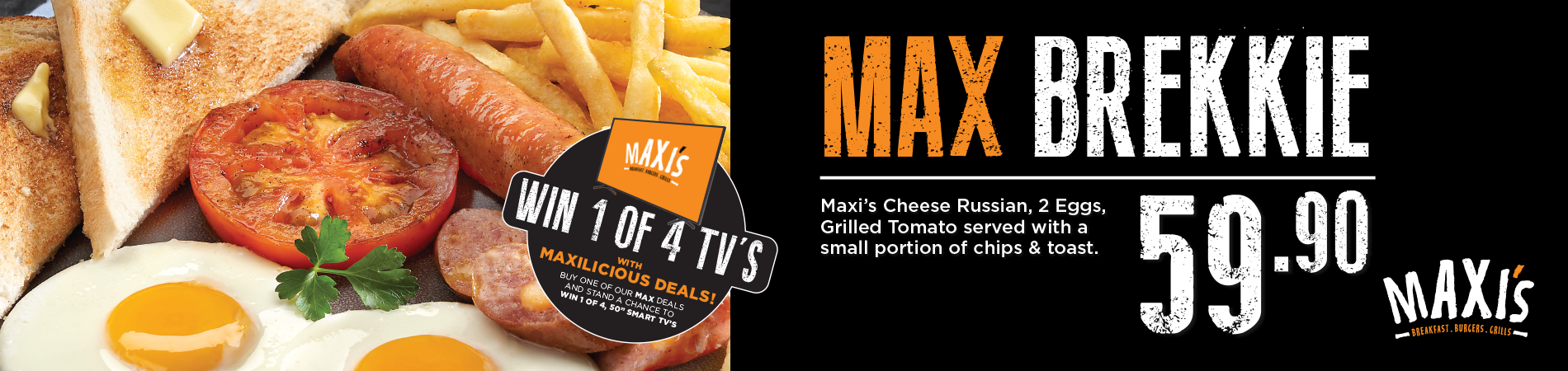 All Day Breakfast Menu - Maxi's Food South Africa